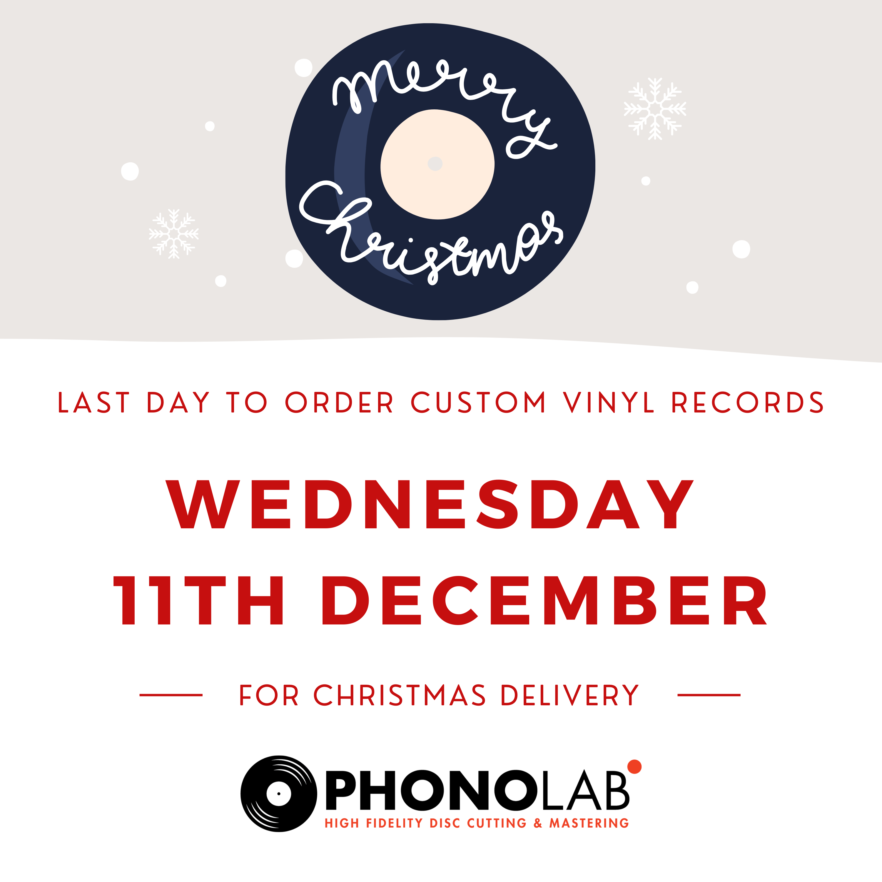 Christmas Delivery Deadline 2024 PhonoLab christmas-delivery-deadline-2024-phonolab
